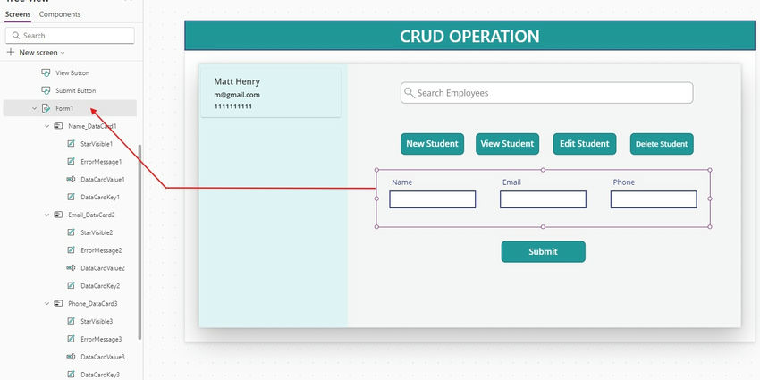 How to perform CRUD Operations in Power Apps